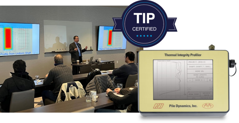 Training Credits - Pile Dynamics, Inc.