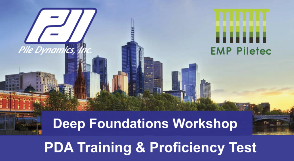 WORKSHOP: Deep Foundations Workshop PDA Training & Proficiency Test ...